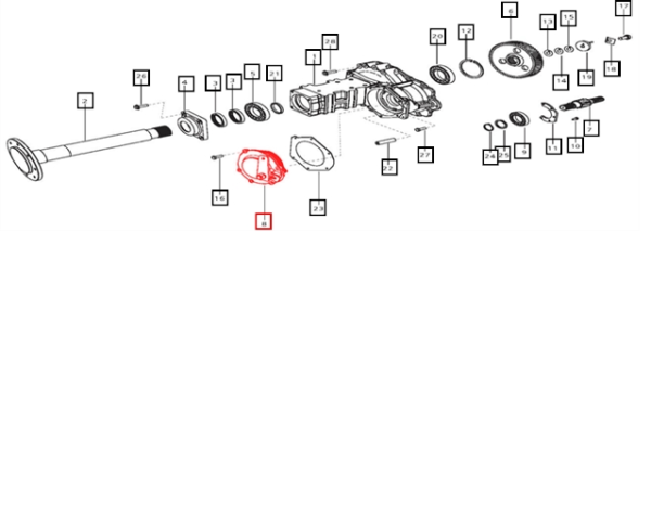 BRAKE COVER ASSEMBLY RH | Statista Tractor Parts